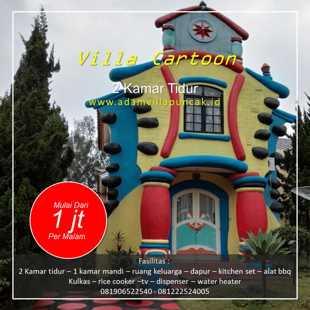 Adam Villa Puncak - Sewa Villa Murah & Terbaik di Puncak Bogor