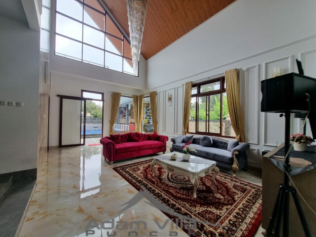 Villa New Osaka Puncak 5 Kamar Billiard, Kolam Renang Dan Karaoke ⋆ Adam Villa Puncak