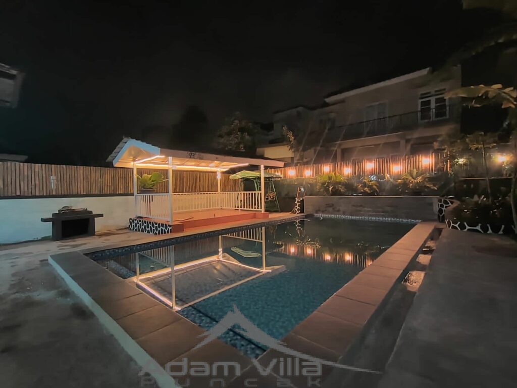 Villa PRD Yunus 4 Kamar Private Pool, Billiard Dan Karaoke ⋆ Adam Villa Puncak